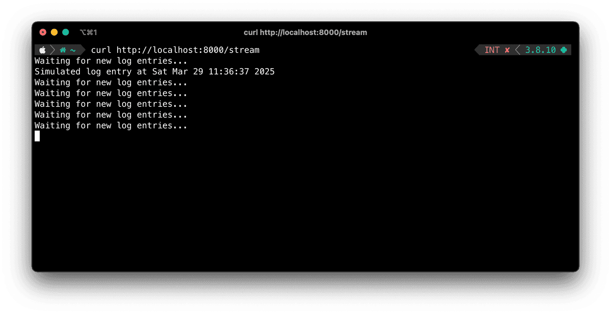 Streaming APIs with FastAPI and Next.js — Part 2 - Sahan Serasinghe ... Streaming APIs with FastAPI and Next.js — Part 2 - Sahan Serasinghe ...